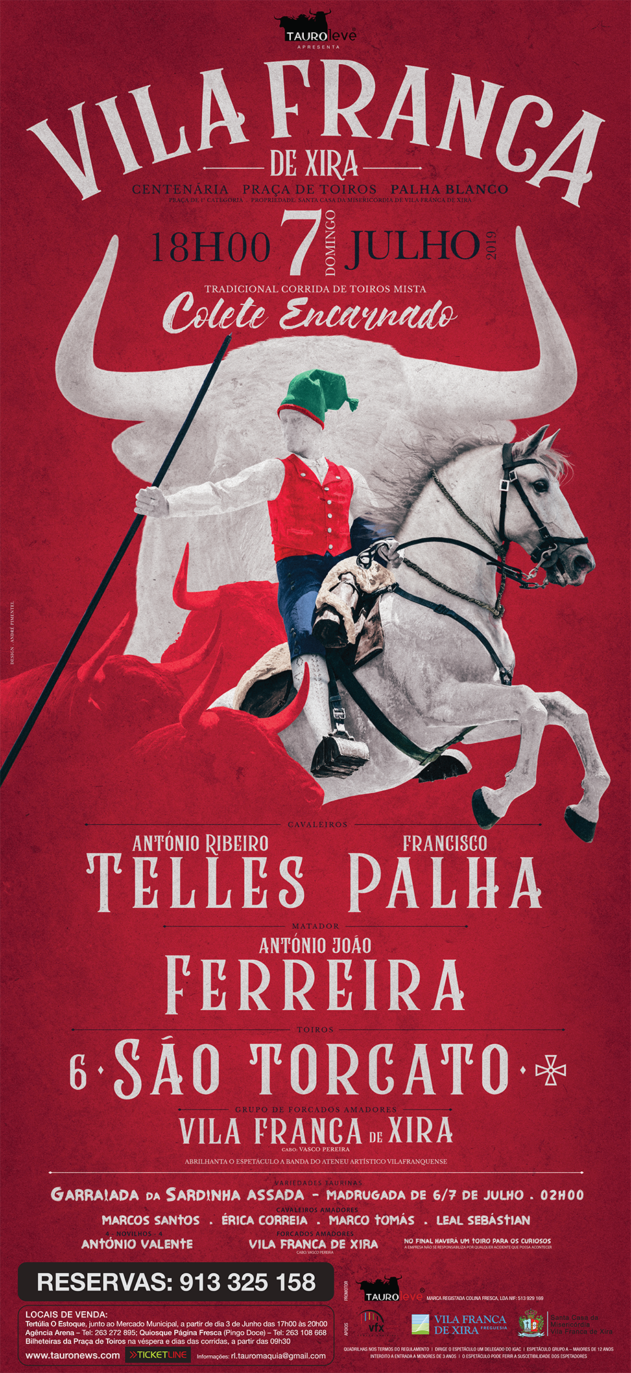 UM GRANDE CARTEL PELAS FESTAS DO COLETE ENCARNADO - PararTemplarMandar